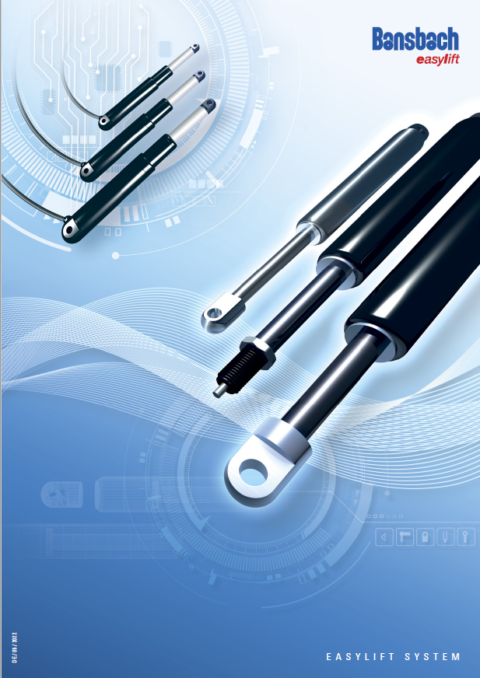 Gas traction spring with damping