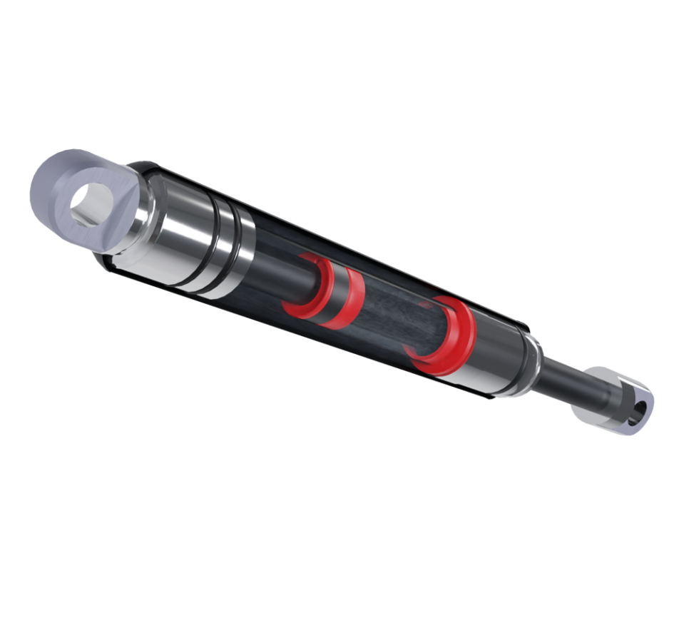 Gas traction springs