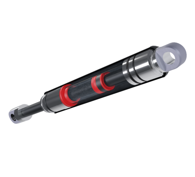 Gas traction springs