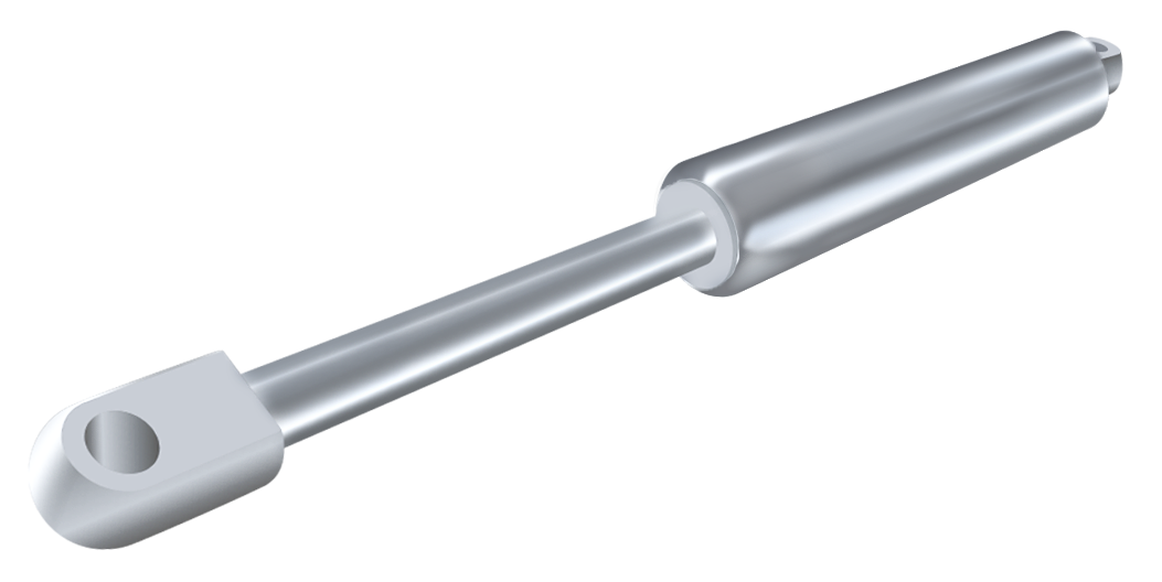 Stainless steel gas spring