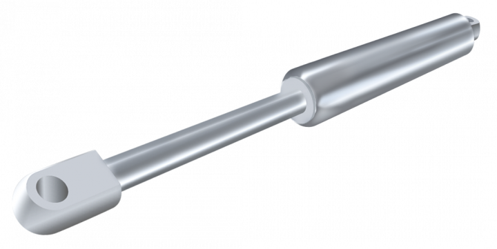 Stainless steel gas spring - Bansbach