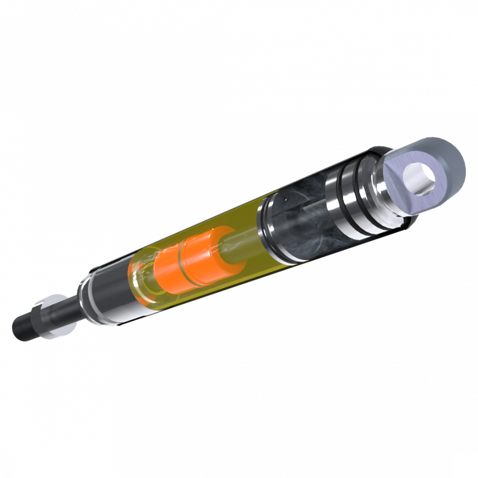 Gas traction springs