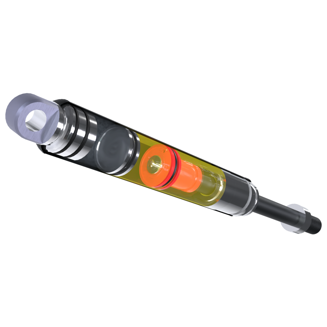 Lockable gas springs